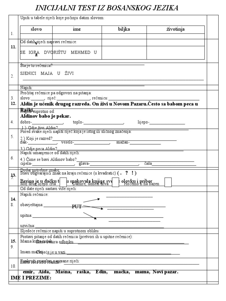 Inicijalni-Bosanski Je | PDF