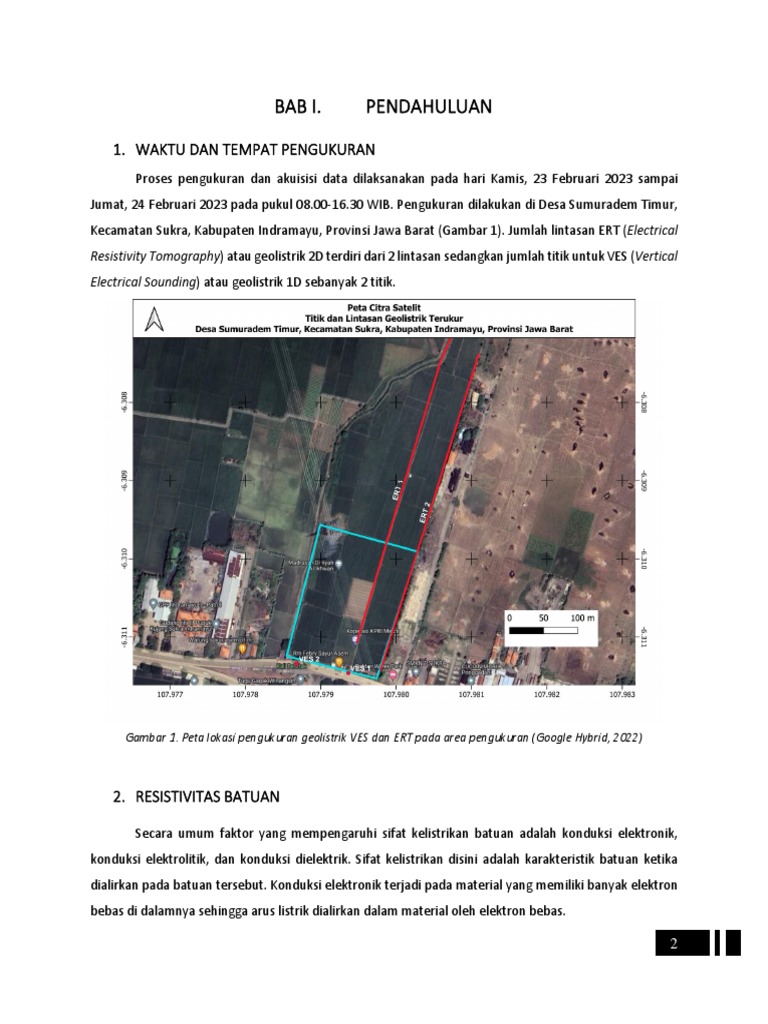Geolistrik ERT-VES Indramayu MGI | PDF
