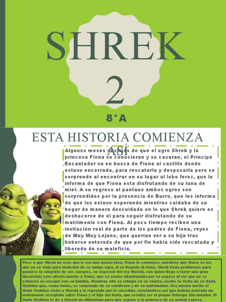 Resumen de Shrek 2 | PDF | Novela negra, policíaca y suspenso