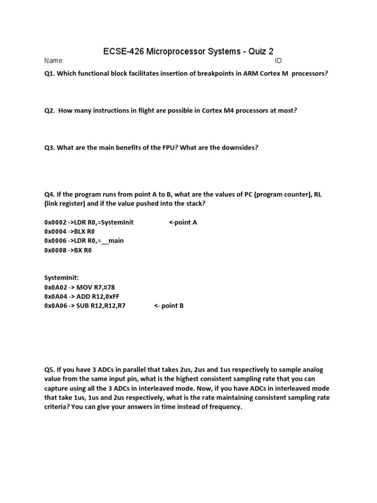 Quiz1-2 Sample | PDF