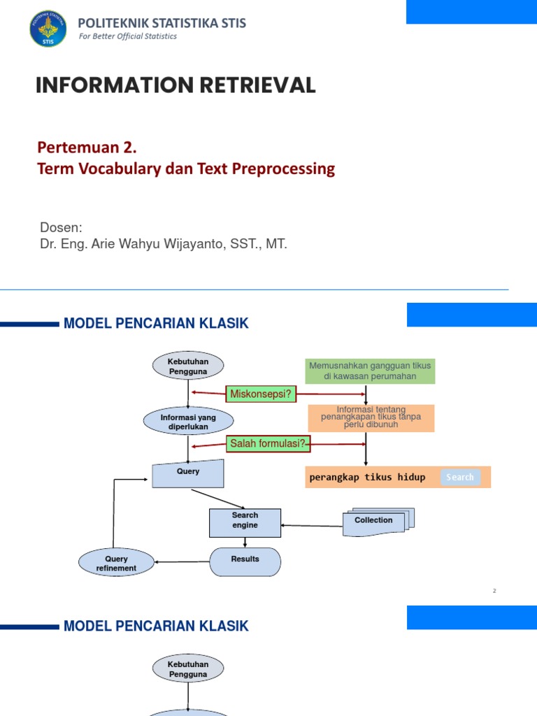 Model Pencarian & Preprocessing | PDF