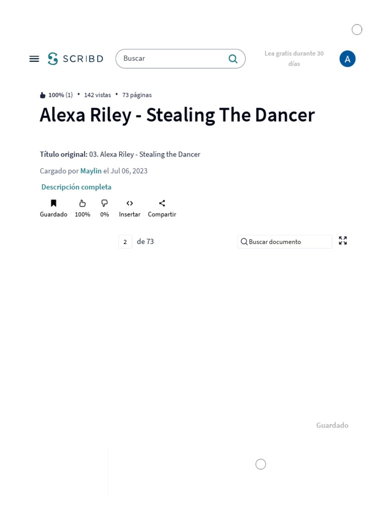 Alexa Riley - Stealing the Dancer _ PDF | PDF