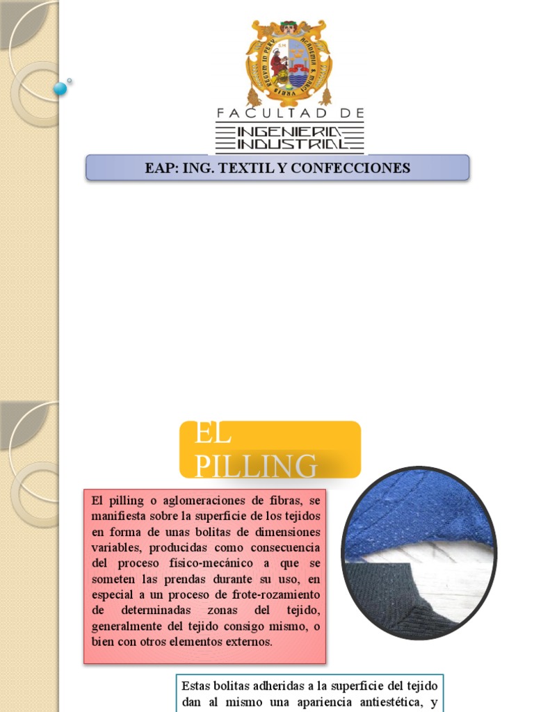 Tratamiento Antipilling en Textiles | PDF | Enzima | Ácido