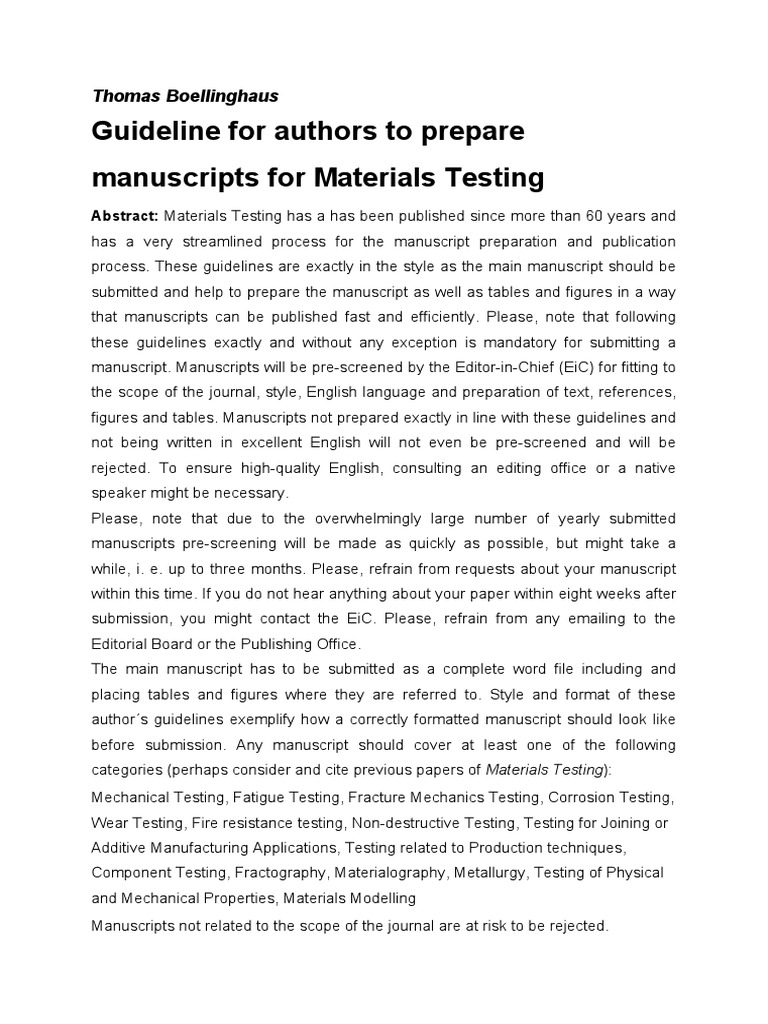 MT - MT Instructions For Authors | PDF | Paragraph | Conflict Of Interest