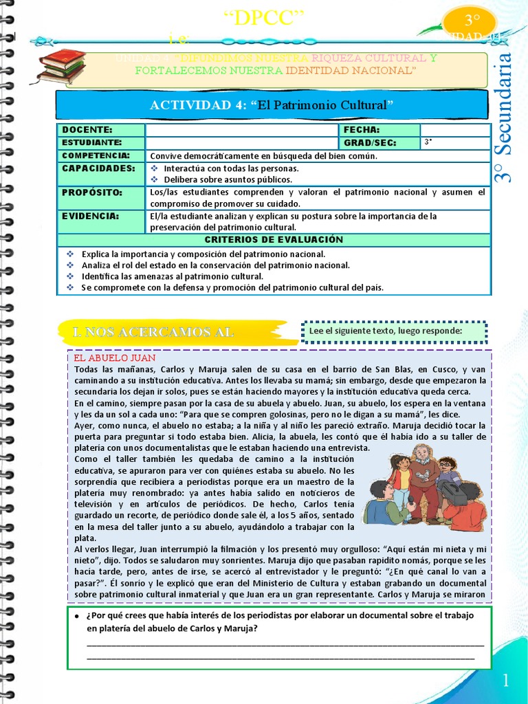 3° DPCC - Actv.04-Unid.4 2023 | PDF
