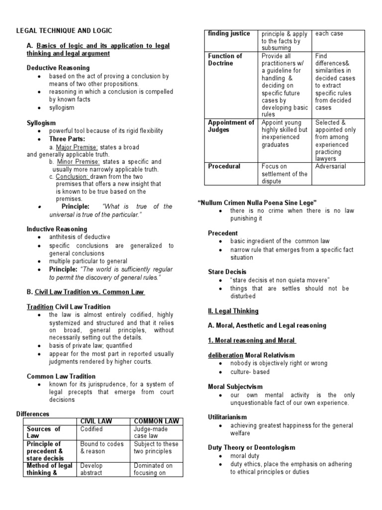 Reasoning Principles in Legal Logic | PDF | Logical Consequence | Logic