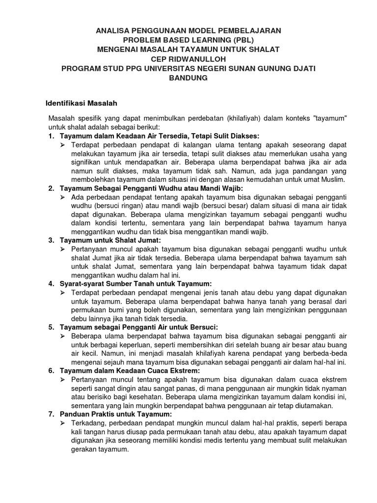 Analisa Kb Pbl Pdf