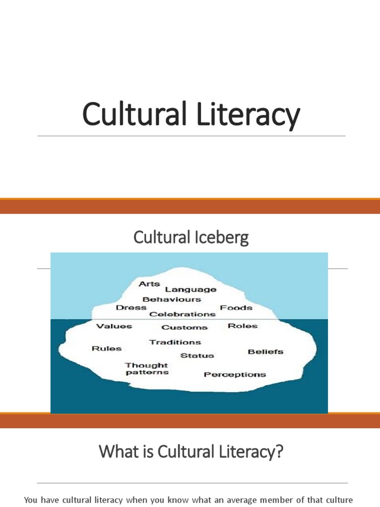 Cultural Literacy | PDF | Literacy | Knowledge