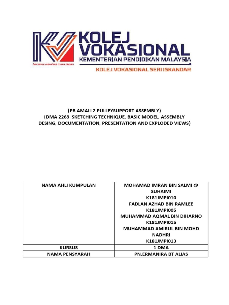 Laporan Kumpulan PB IMRAN | PDF