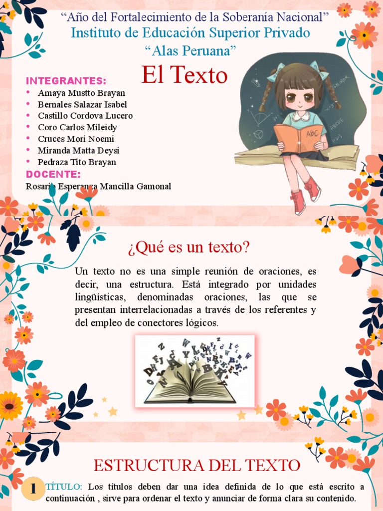 El Texto y Sus Partes | PDF | Narración