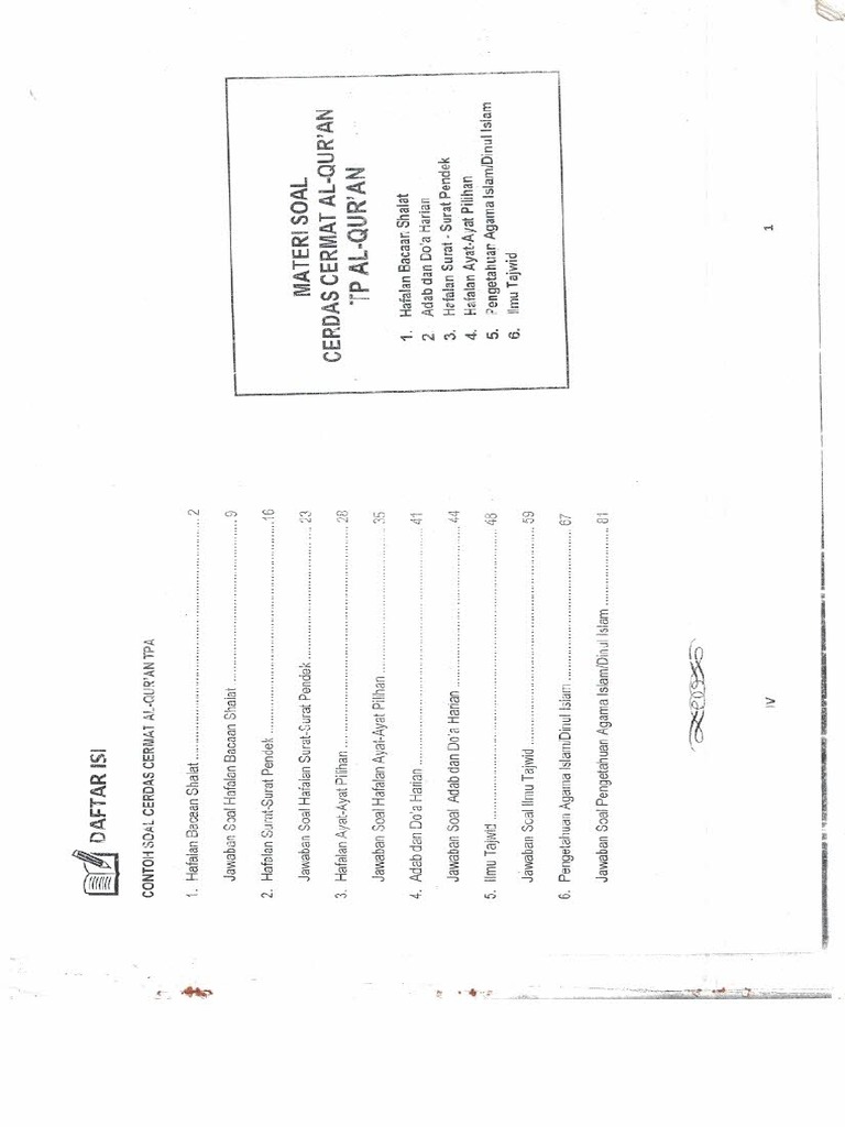 Contoh Soal CCQ | PDF