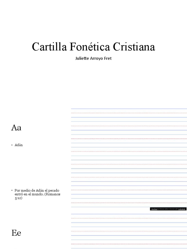 Cartilla Fonética | PDF