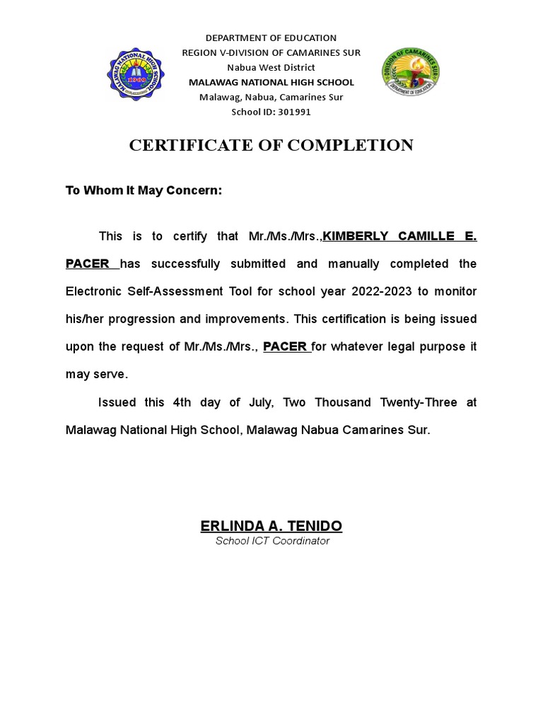 Certificate of Ict | PDF | Educational Technology | Behaviorism