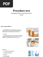 Tea Making Flowchart in 6 Steps | PDF