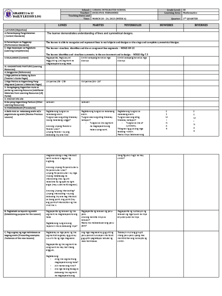 Math 3 - Q3 - W6 | PDF