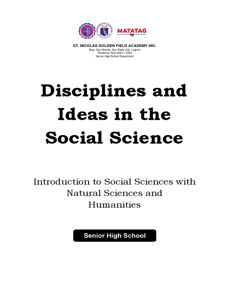 Introduction To Social Sciences With Natural Sciences and Humanities ...