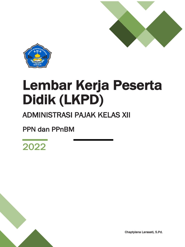 4 - REVISI - LKPD Pajak PPN Dan PPNBM Chaptylana Larasati DARING | PDF