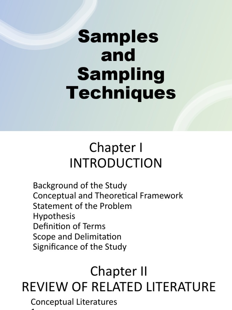Sampling Techniques | PDF