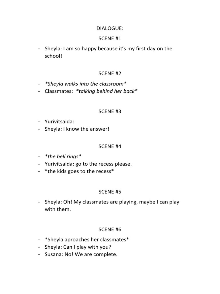 DIALOGUE | PDF