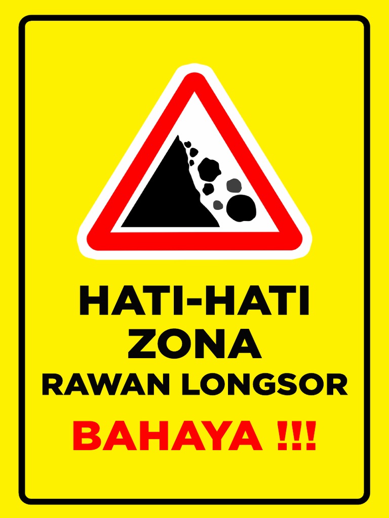 POSTER ZONA RAWAN LONGSOR | PDF