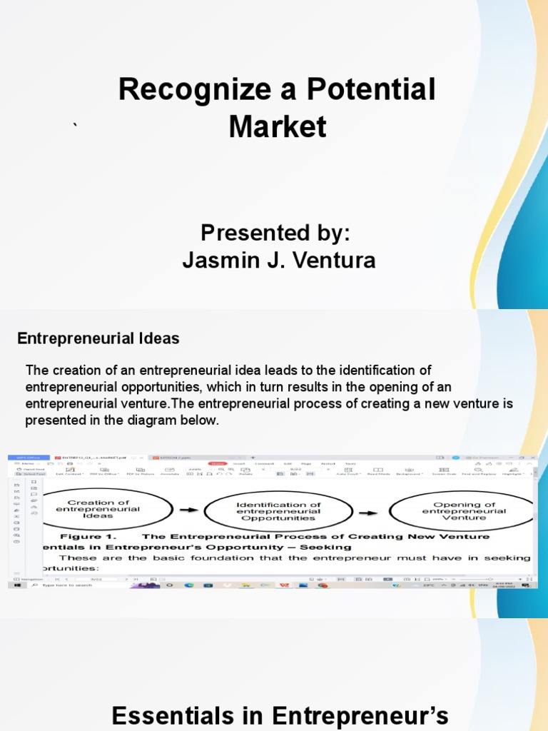 Q1 Lesson 2 Recognize The Potential Market | PDF