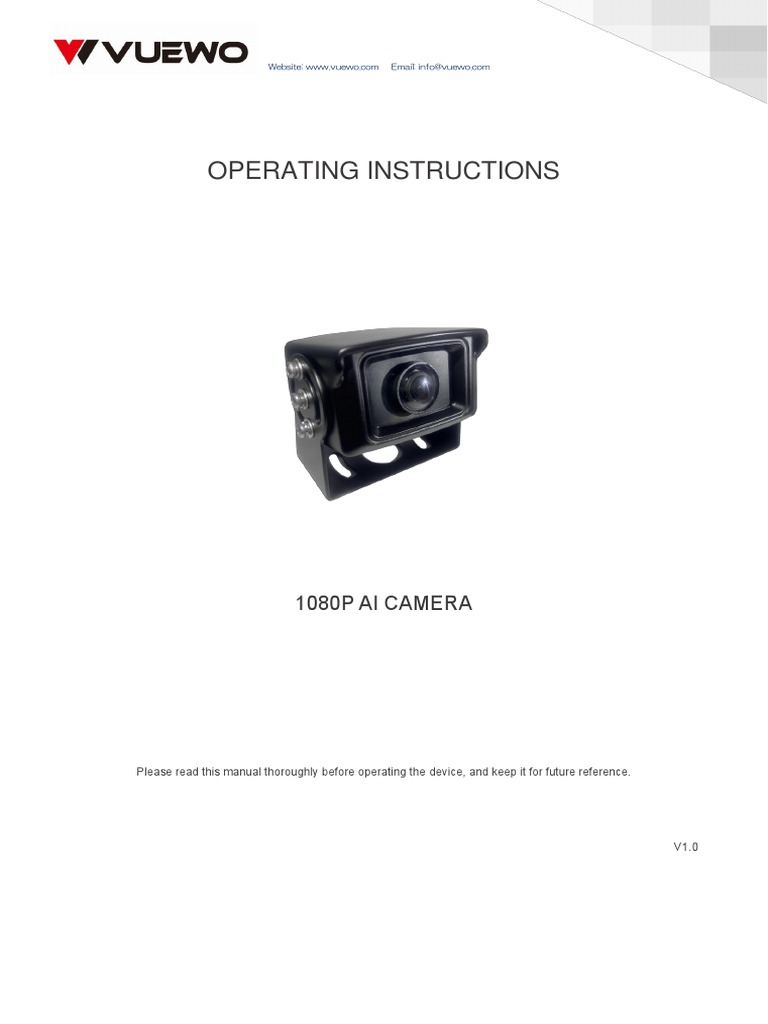 1080P AI Camera User Manual | PDF | Wi Fi | Frame Rate