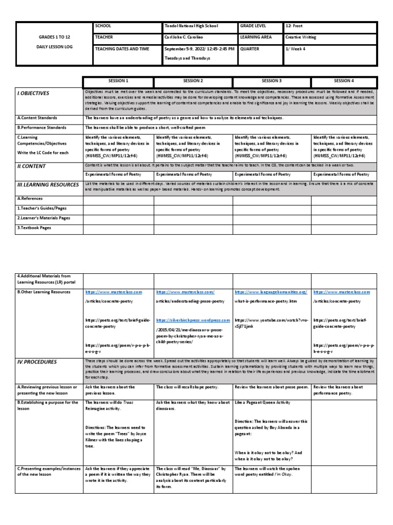 I Objectives | PDF