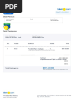 Invoice Pembayaran Hotel Traveloka | PDF