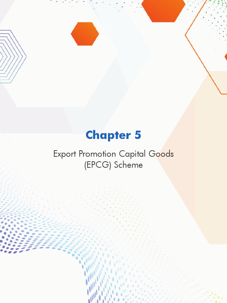 EPCG | PDF | Exports | International Trade