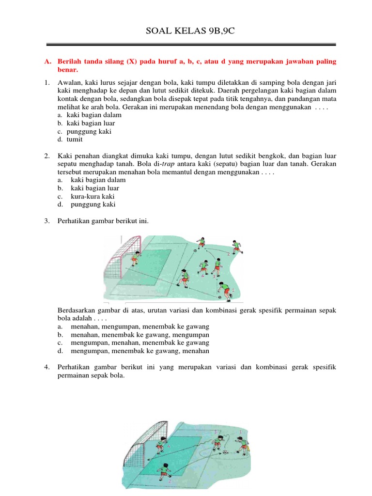 Soal Kelas 9B, 9C | PDF | Seni & Disiplin Bahasa