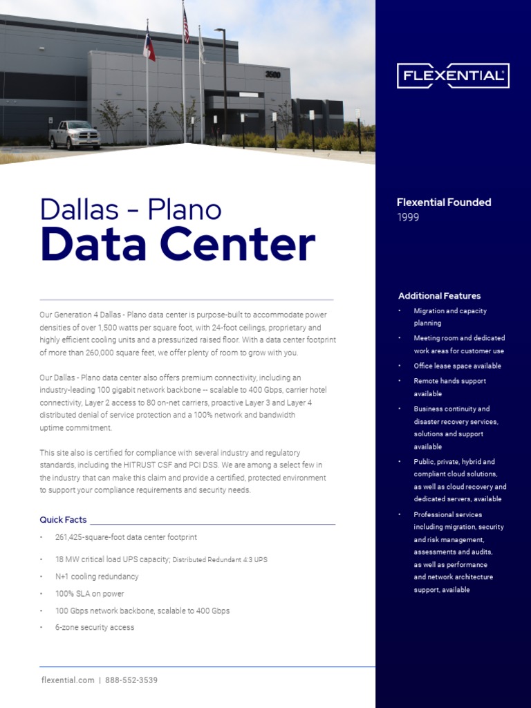 Plano - Data Center Sheets - 006 | Download Free PDF | Data Center ...