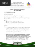 Sample CBDRP Activity Design | PDF | Substance Abuse | Drug Rehabilitation