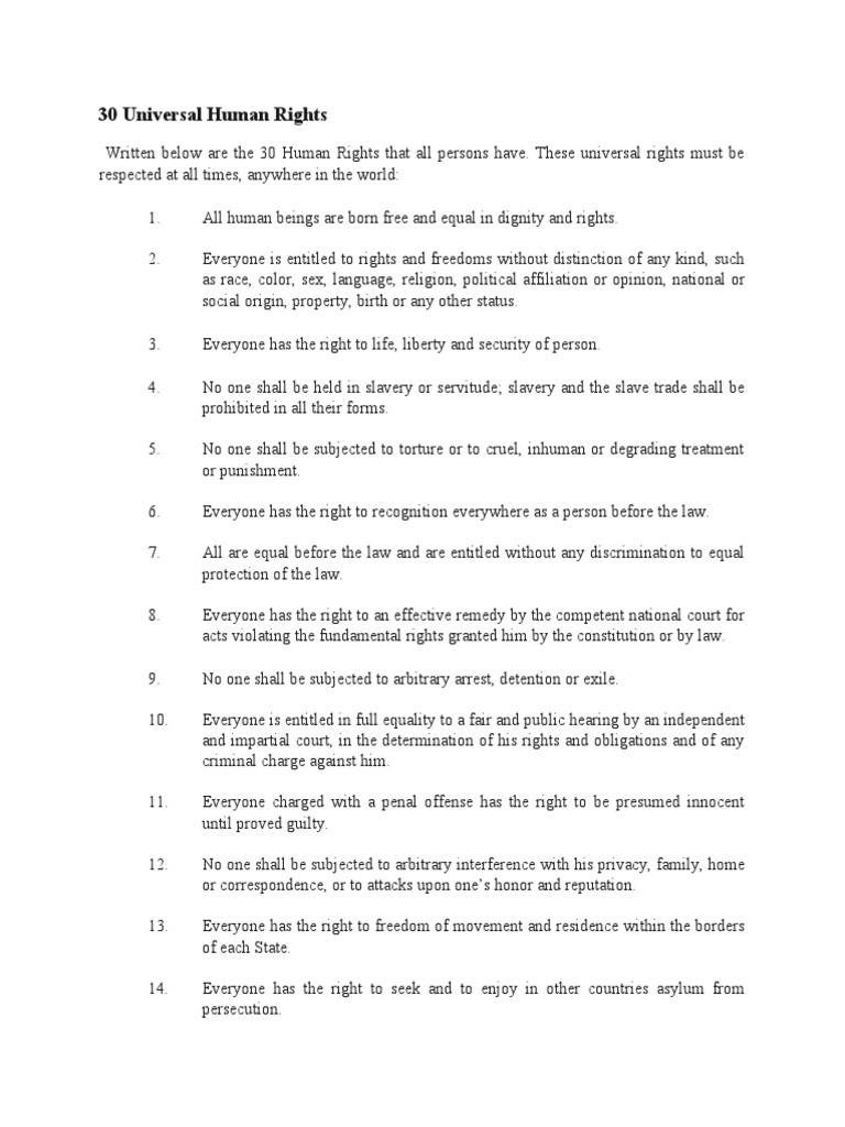 International Human Rights | PDF | International Humanitarian Law ...