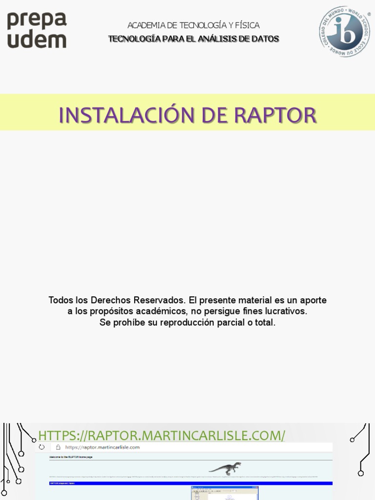 Como Instalar Raptor | PDF