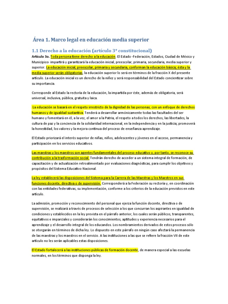 Guia de estudio usicam | PDF