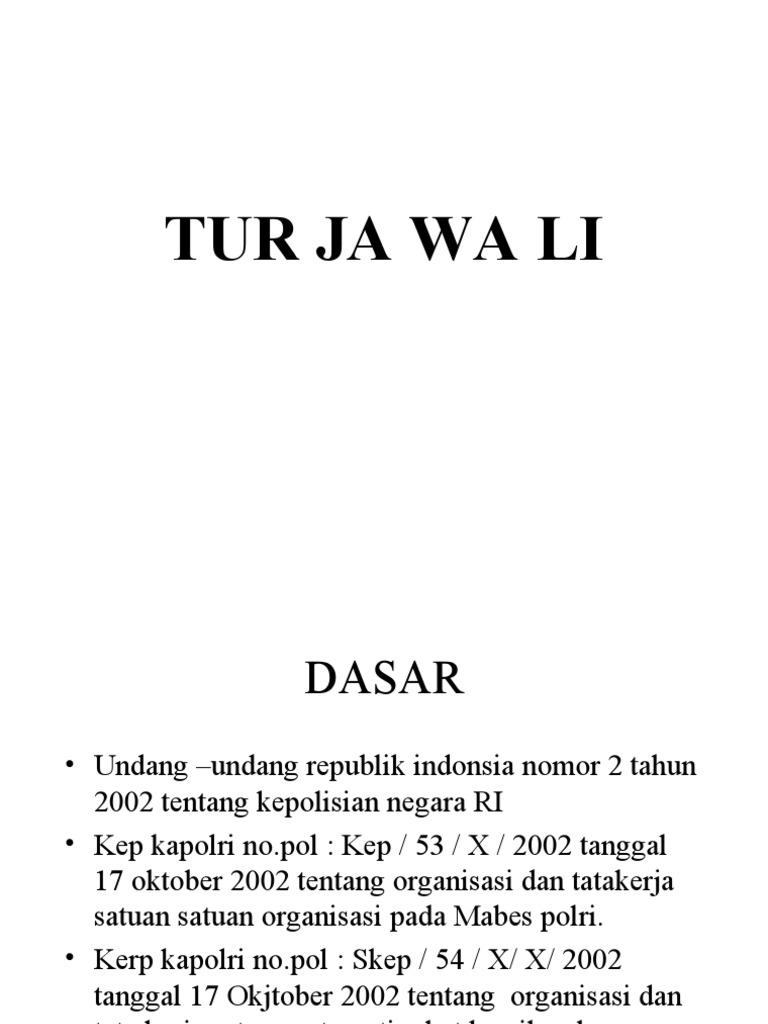 Prosedur Penjagaan dan Patroli Polri | PDF