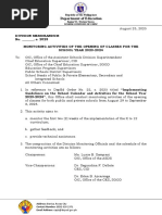 Division Memorandum No. 381, S. 2025 Ooo | PDF | Lesson Plan | Teachers