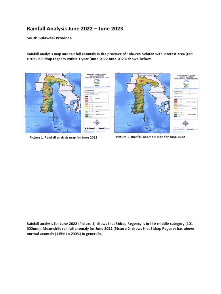 South Sulawesi Rainfall Analysis | PDF