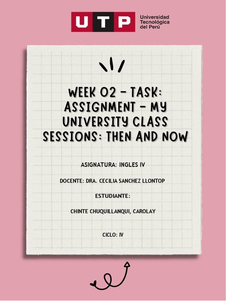 Week 02 - Task Assignment - My University Class Sessions Then and Now | PDF