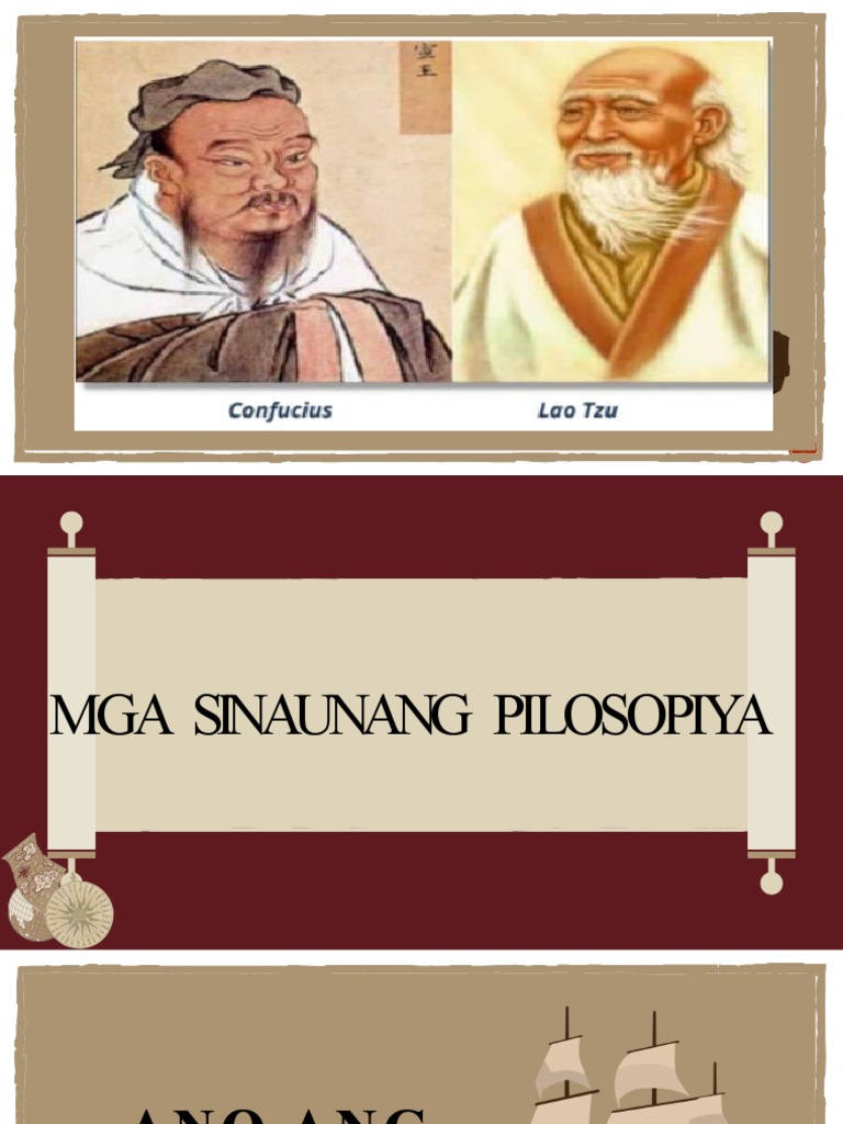 Mga Sinaunang Pilosopiya | PDF
