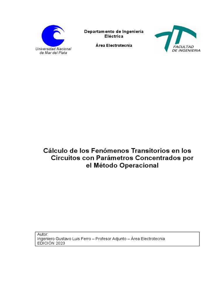 E2 (3E2) - El Metodo Operacional de Laplace | PDF | Integral ...