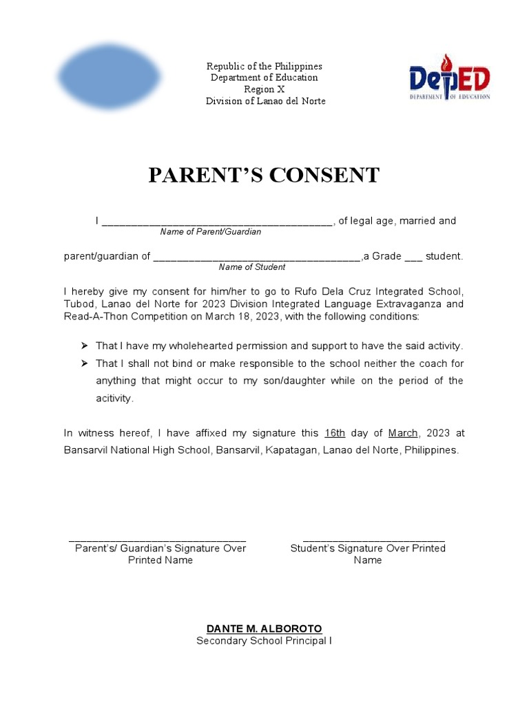 Parent Consent | PDF