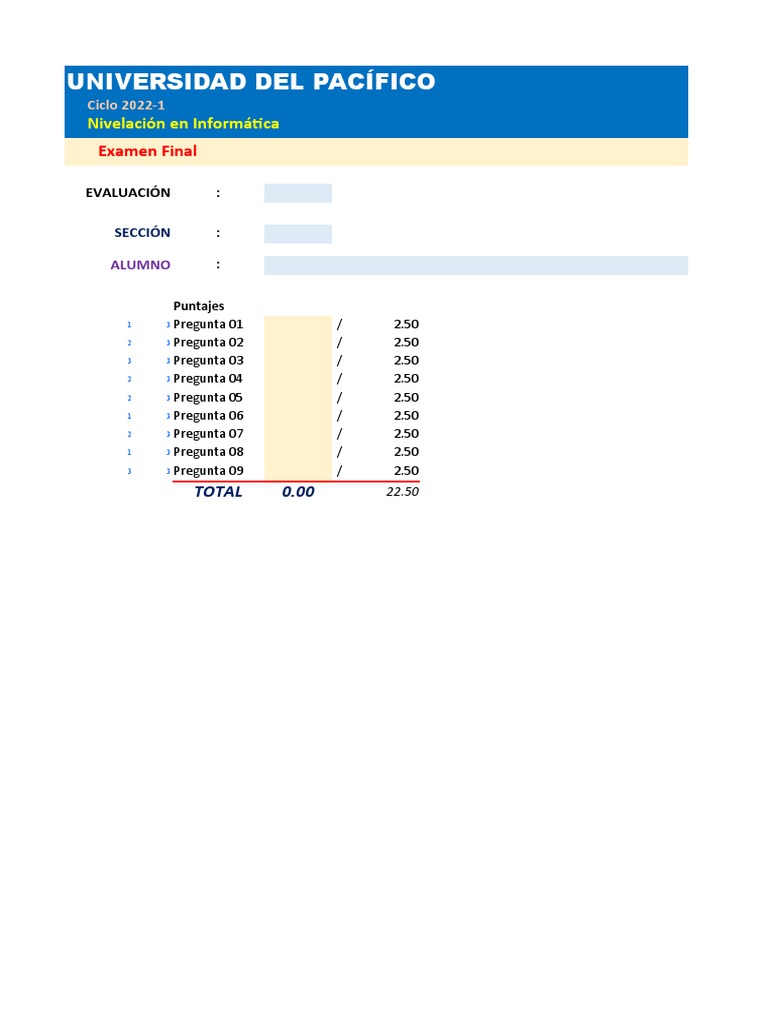Ex2 2022-1 1 | PDF | Lima | Sistema respiratorio