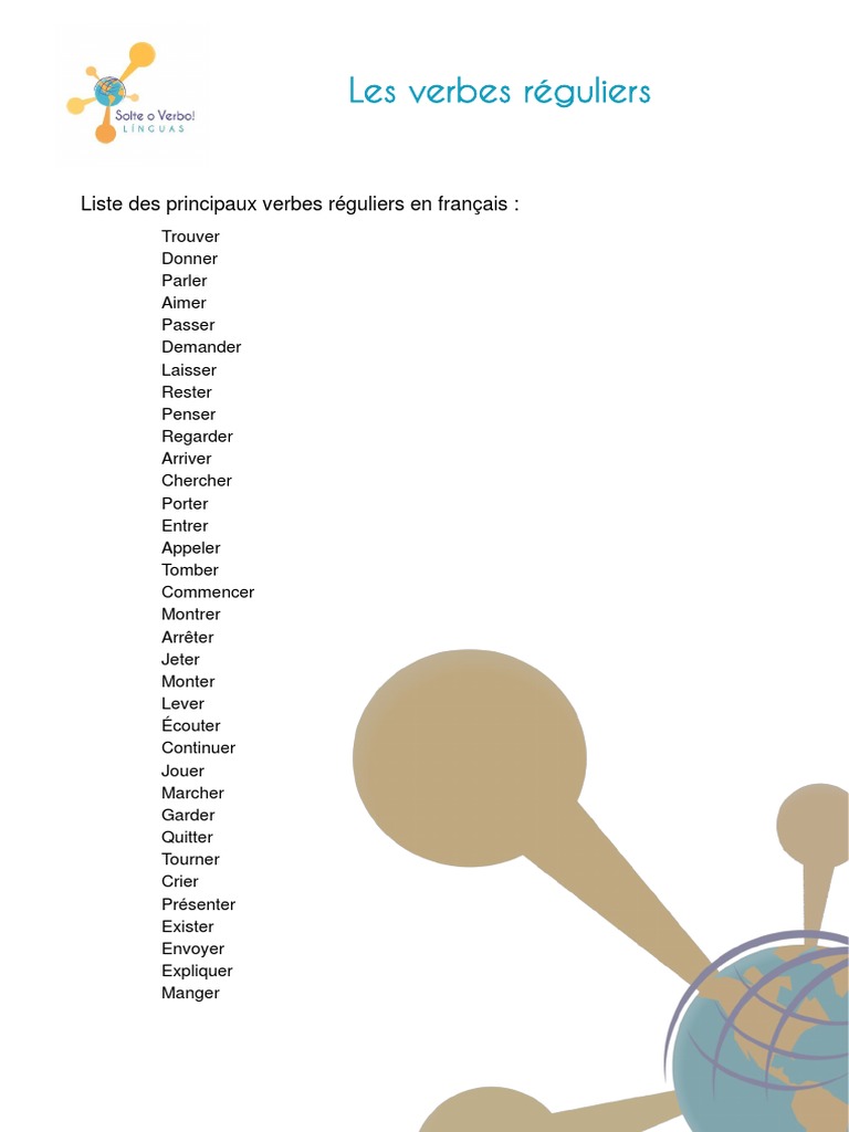 Les Verbes Réguliers | PDF