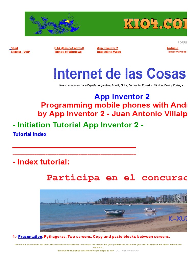 App Inventor Examples Tutorials Games Codes Blocks Pdf Android