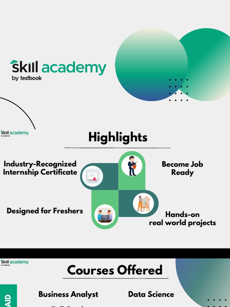 Skills Academy Internship & Courses Guide | PDF