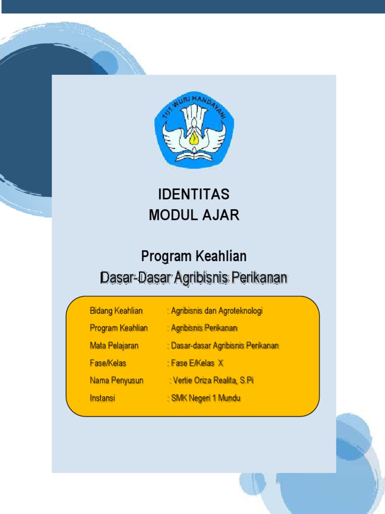 Modul Ajar Dasar-dasar Agribisnis Perikanan - Keselamatan, Kesehatan Kerja dan Lingkungan Hidup ...