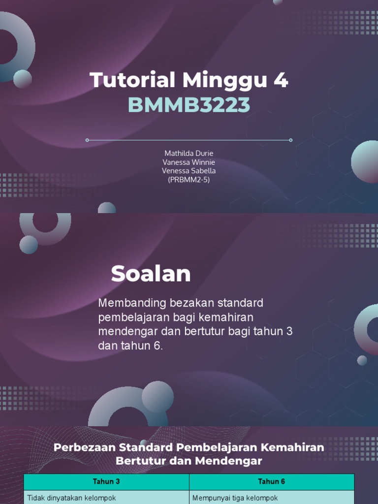 Tutorial Minggu 4 BMMB3223 | PDF