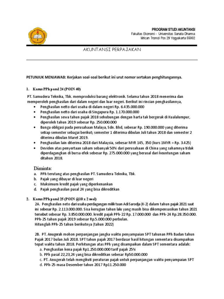 Akuntansi Perpajakan | PDF