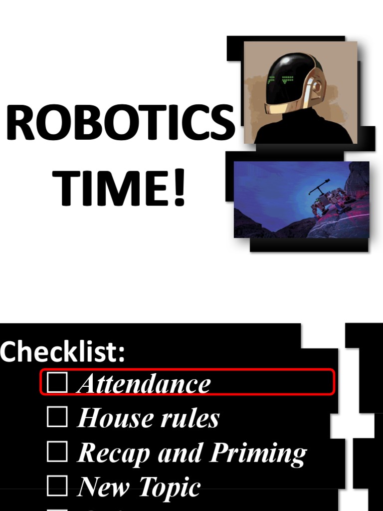 Robotics 2 - Lecture Material - Basic Parts of A Robot | PDF | Career & Growth | Technology ...